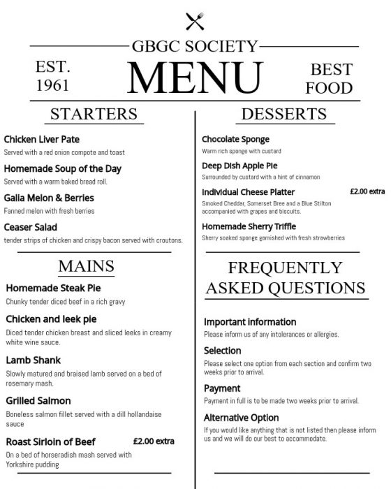 Societies and Away Days – Great Barr Golf Club